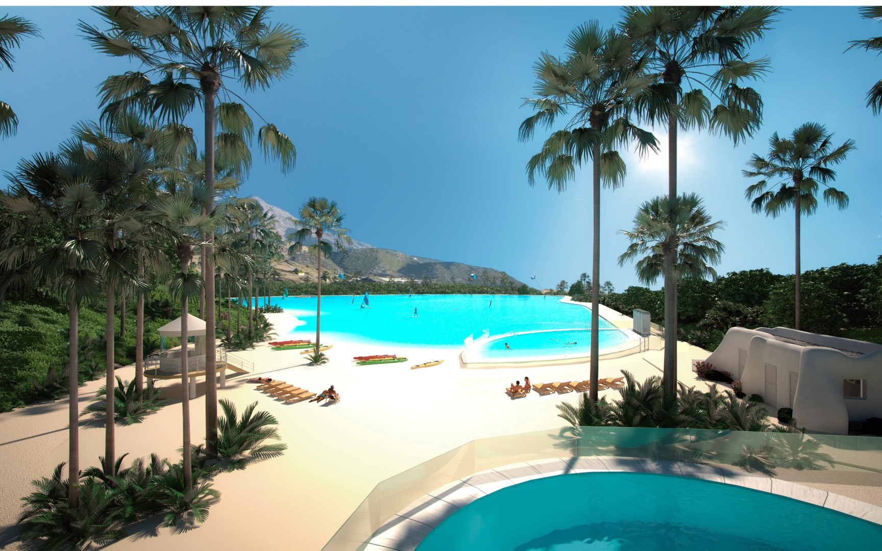 Alcazaba Lagoon in Casares